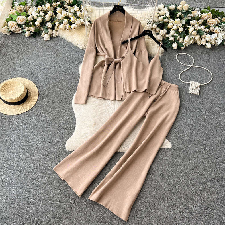 Triya Knitted Three Piece Set – Twirl Around World