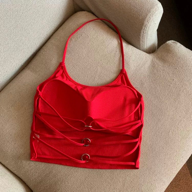 Calgary Tangled Ring Built-In Bra Top – Twirl Around World